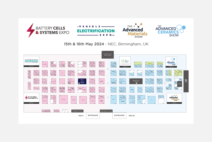 2024 Floorplan | Battery Cells and Systems Expo
